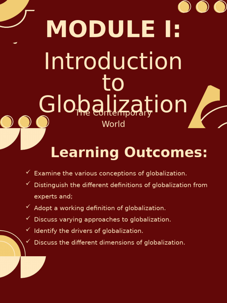 1. Intro to Globalization | PDF | Globalization | Capitalism