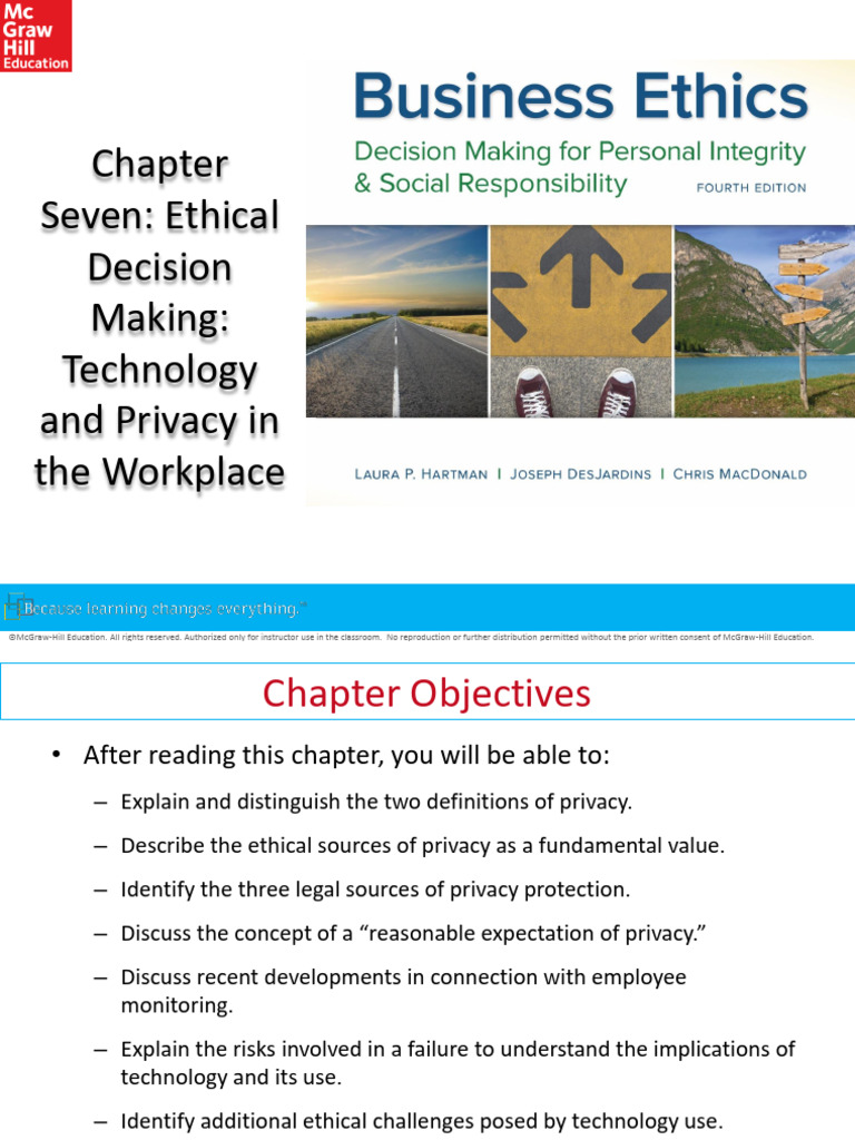 Ch07 Ethical Decision Making Technology and Privacy | PDF | Patriot Act | Privacy