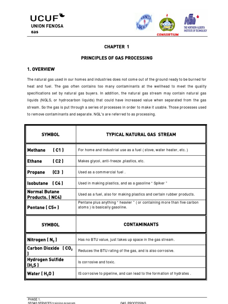 Gas Processing Fundamentals Manual1 | PDF | Adsorption | Natural Gas