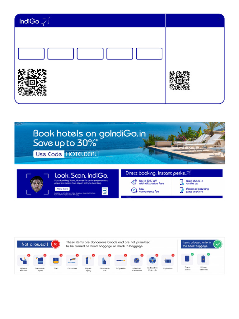 Flight Boarding Pass Suraj | PDF