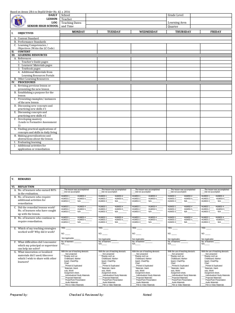DLL Template - Hots Solo | PDF | Education Theory | Human Communication