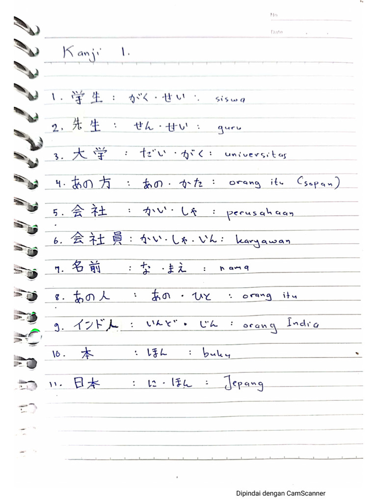 Kanji Mina N5-2 | PDF