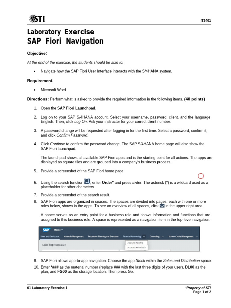 01 Laboratory Exercise 1 | PDF | Password | Software