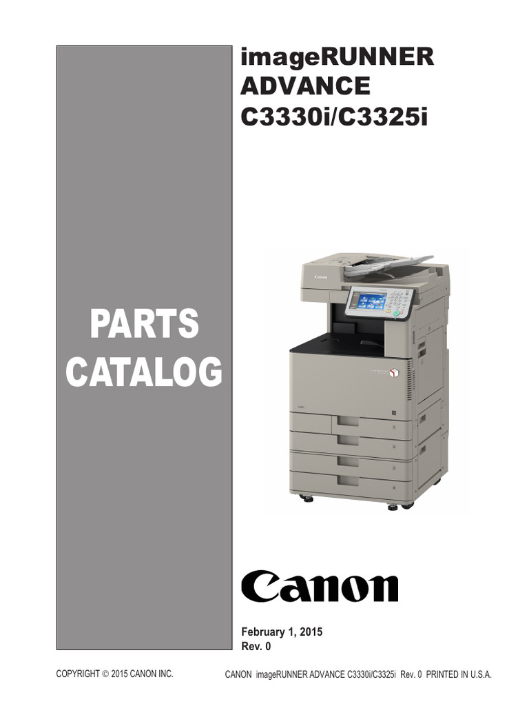 iRADVC3330i_C3325i_PC_rev0_020115 | PDF | Electrical Connector | Equipment