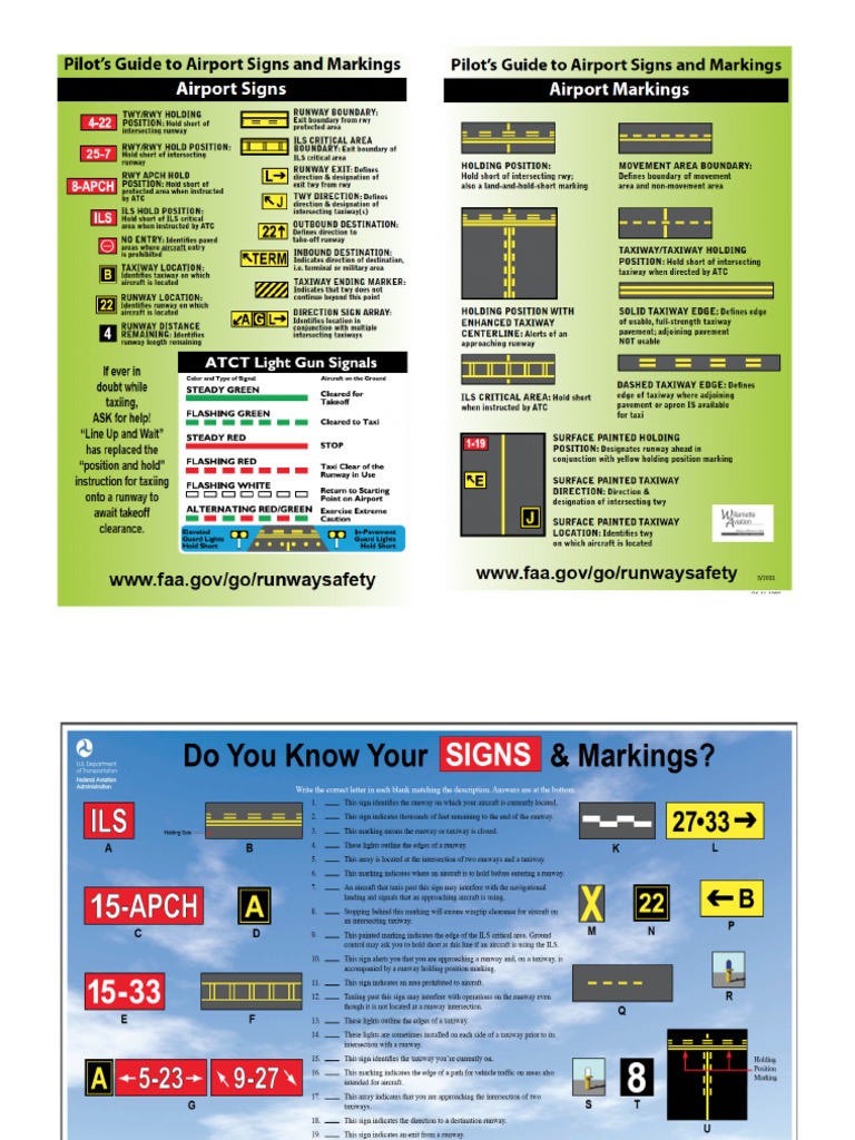 RunwayQuiz & Signs-Markings | PDF