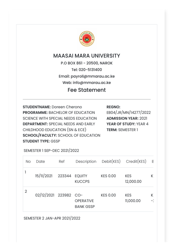 Fee Statement | PDF | Financial Services | Accounting