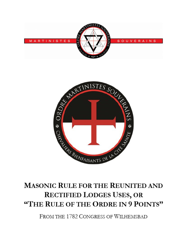 Masonic Rule For The Reunited and Rectif | PDF | Soul | Heaven