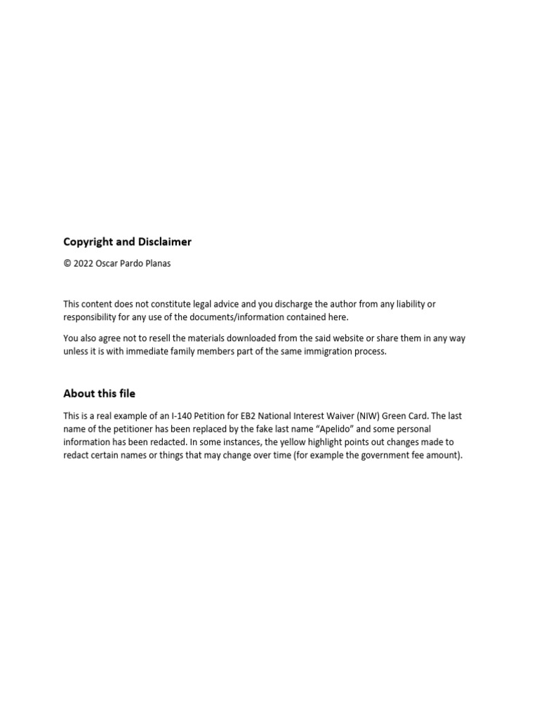 Copyright Notice and Disclaimer | PDF
