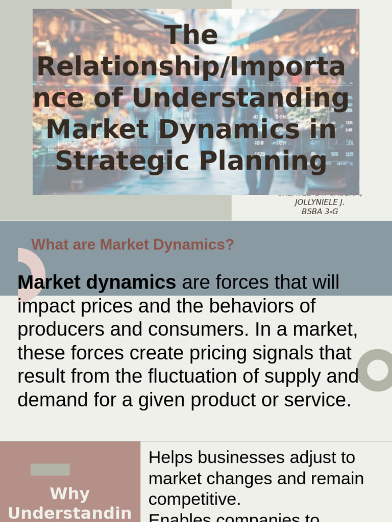 Understanding Market Dynamics | PDF