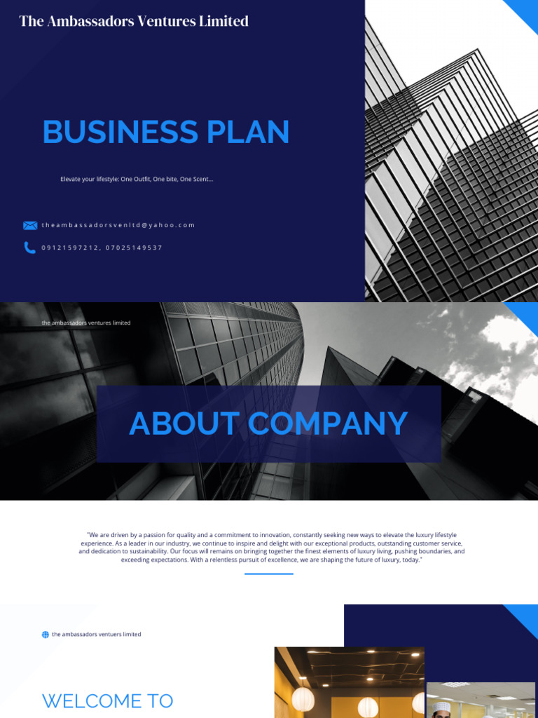 Business Plan Presentation | PDF