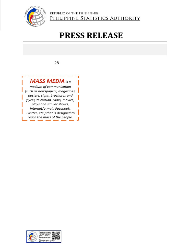 2019 Mass Media Literacy in the Philippines | PDF | Mass Media ...