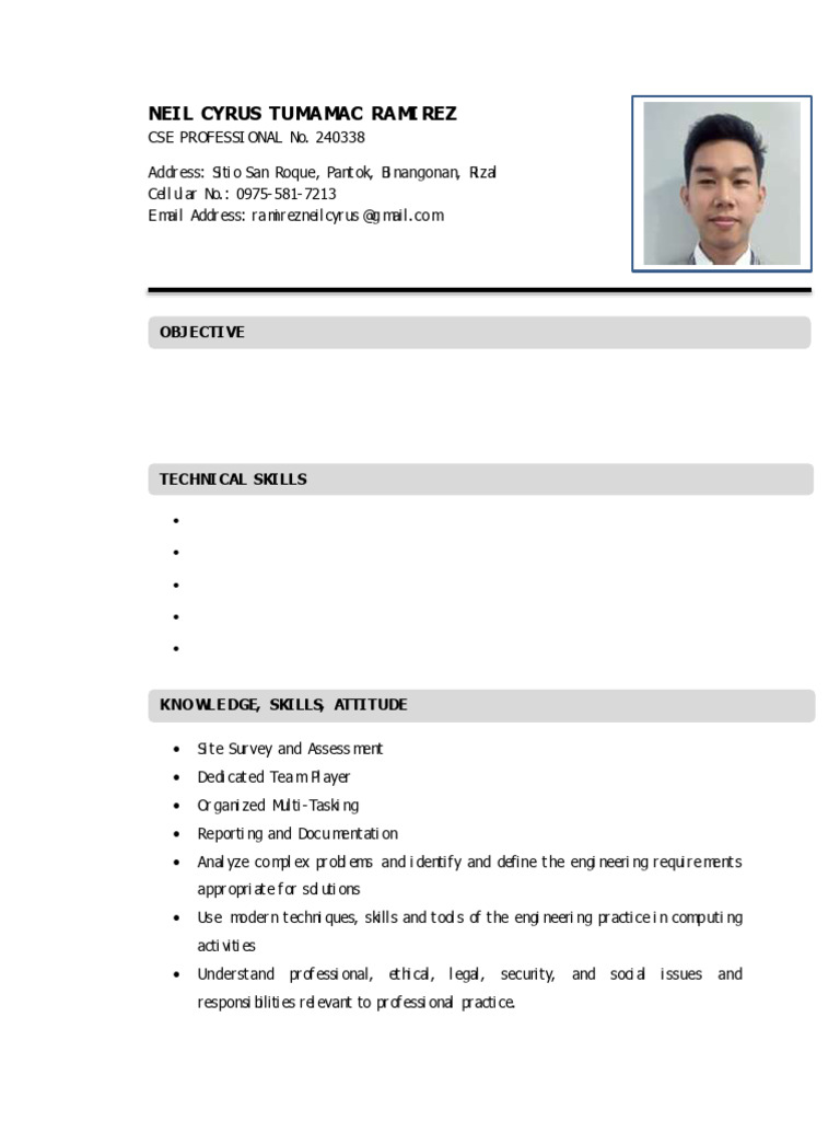Entry-Level Civil Engineer Resume | PDF