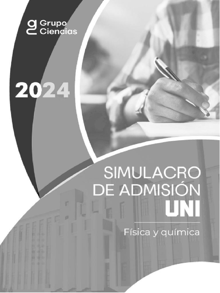 Semestral UNI - 5° Simulacro Tema 09 y 10 - Física y Química | PDF