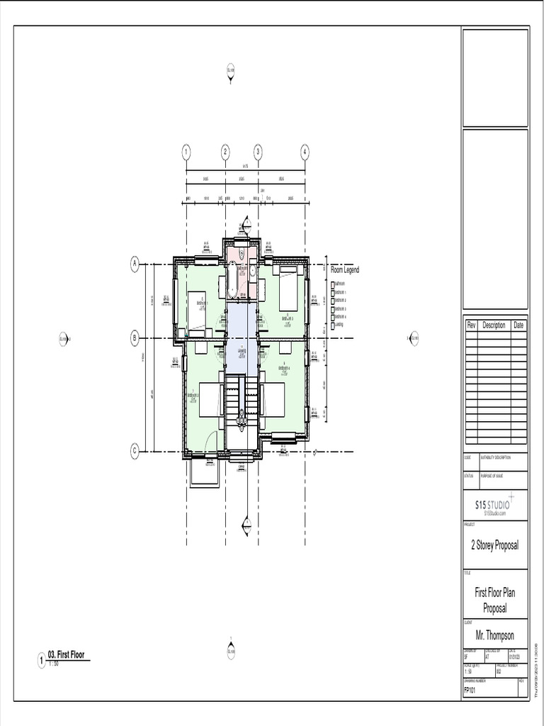 FP101-First Floor Plan Proposal | PDF | Room | Home