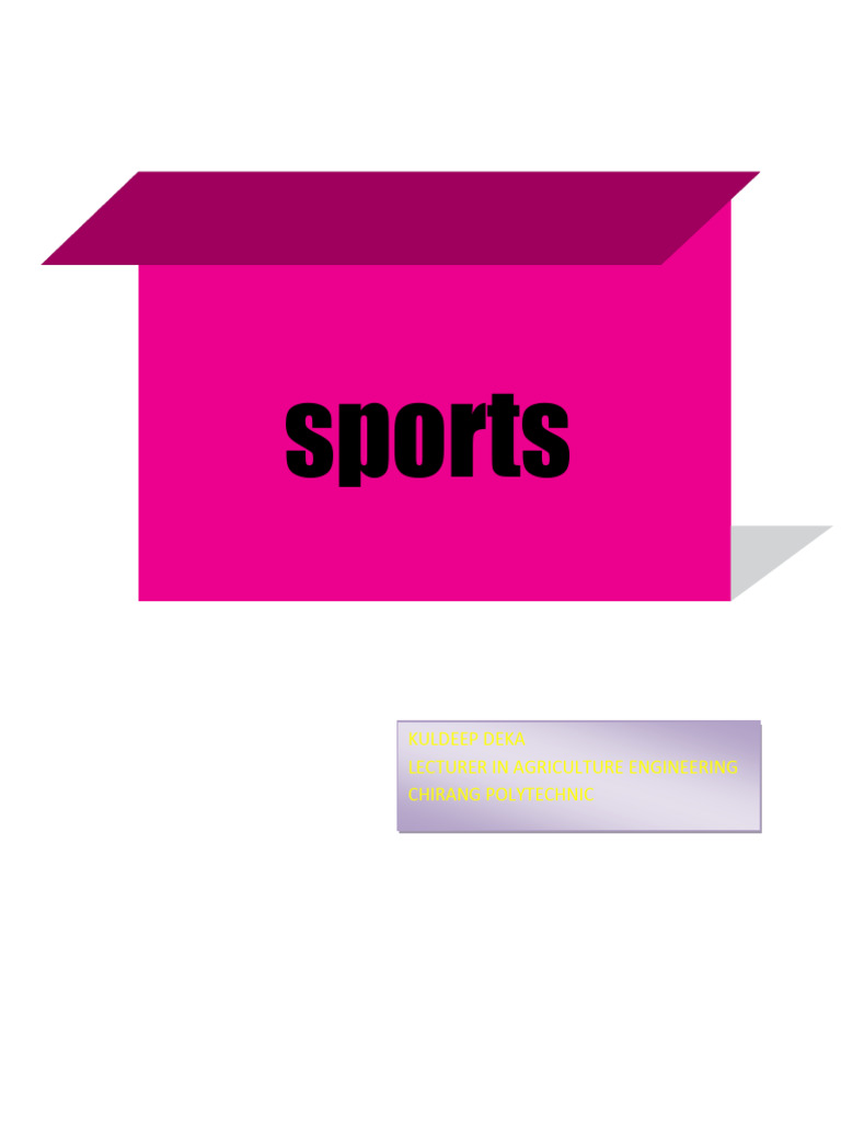Sports Notes | PDF | Physical Fitness | Waist