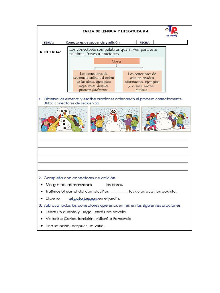 Deber de Lenguaje - Imprimir | PDF