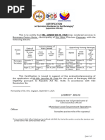Barangay Official Eligibility Requirements | PDF | Identity Document ...