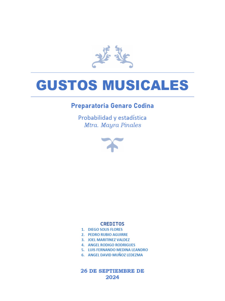 Gustos Musicales en Estudiantes de Preparatoria | PDF | Musicología