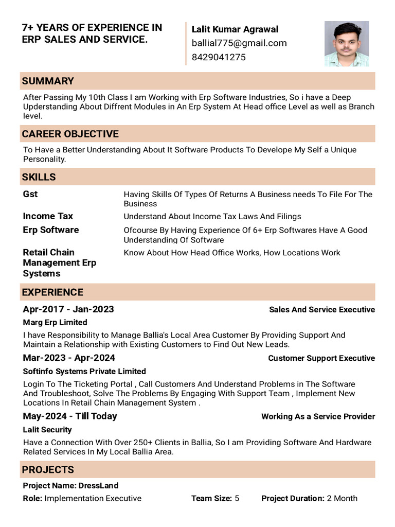 Resume - Lalit Agrawal - Format6 | PDF
