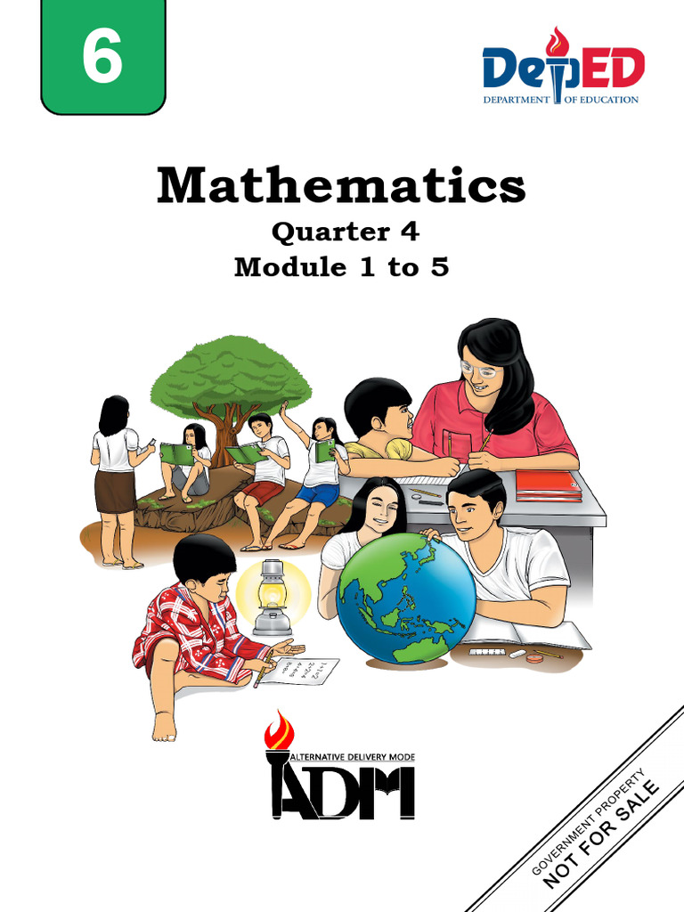 Compilation_Math6_q4_week1-4_1741053613911 | PDF | Area | Volume