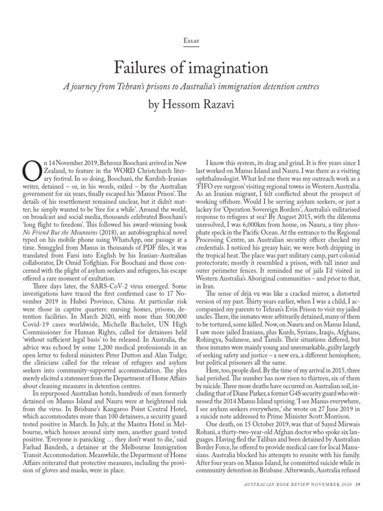 Hessom-Razavi-Failures-of-Imagination-Australian-Book-Rev... | PDF