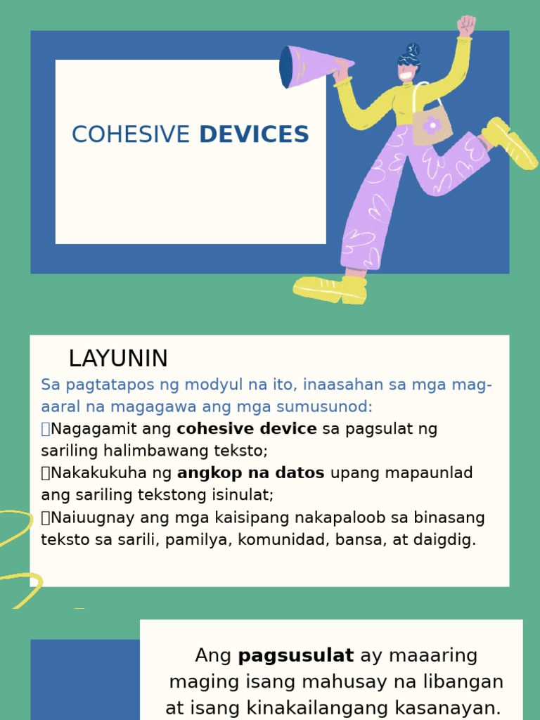 Cohesive Devices | PDF