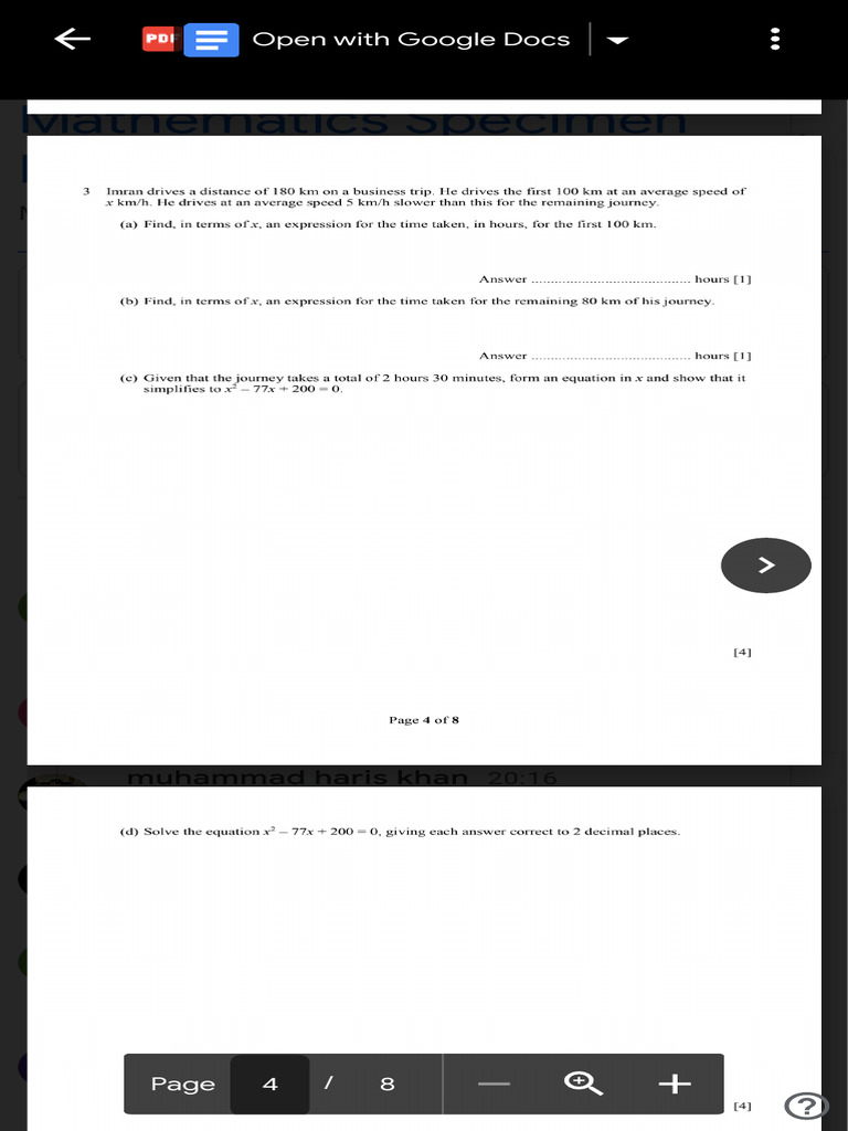 Class Comments and Math Problem Solutions | PDF | Mathematics