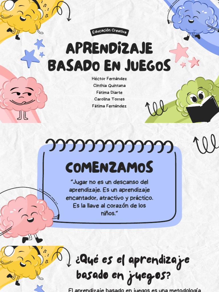 Aprendizaje Basado en Juegos Educativos | PDF | Enseñando | Aprendizaje