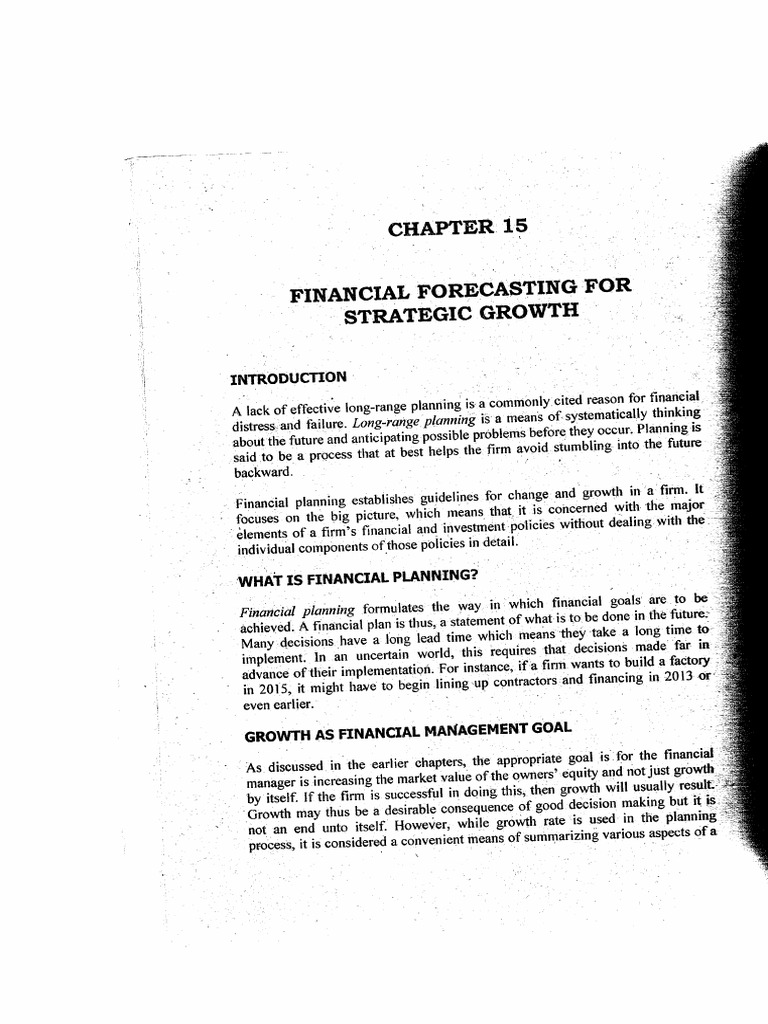 Financial-Planning-Forecasting-and-Budgeting | PDF