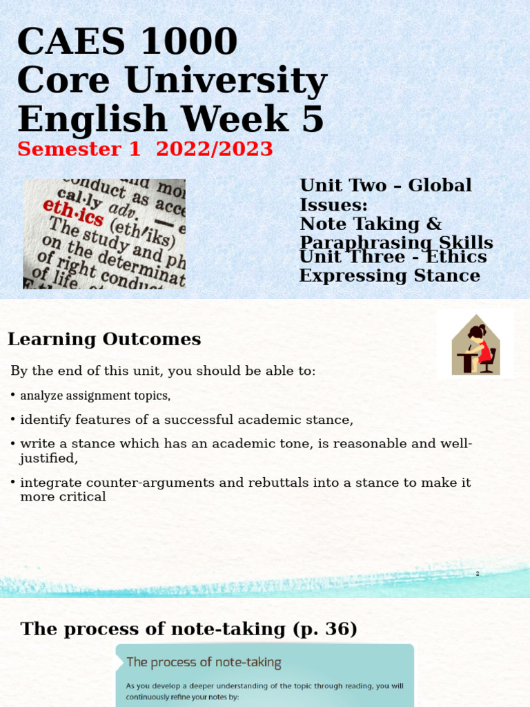 CAES1000 Week 5 22-23 Sem 1 | PDF | Essays | Globalization