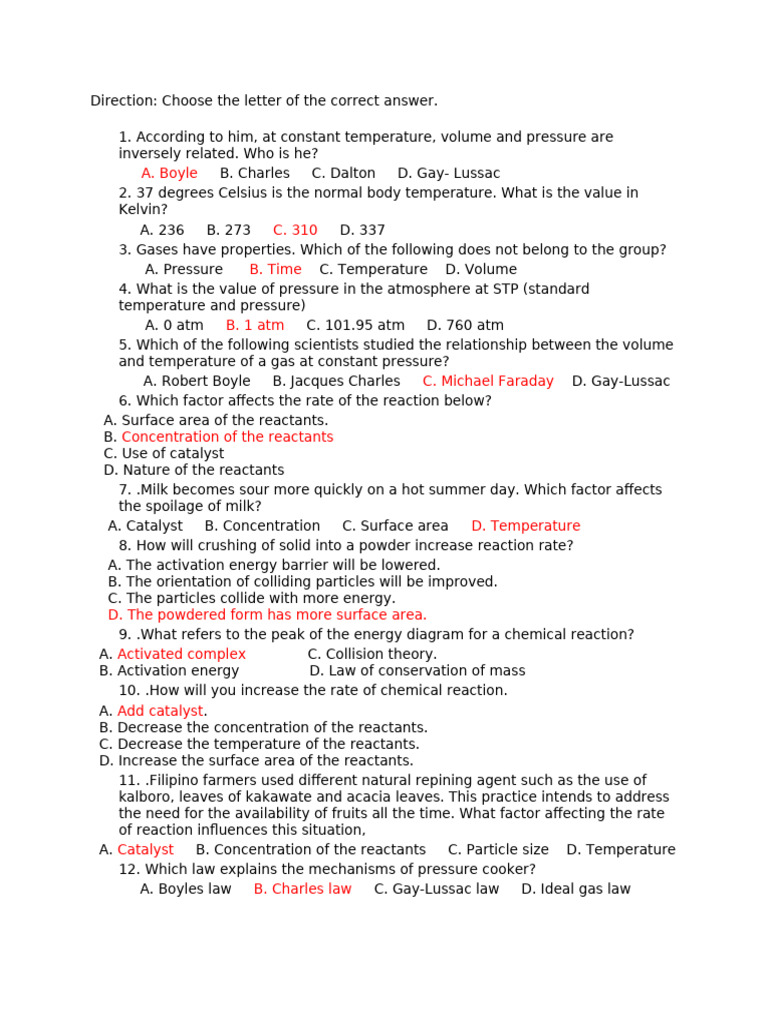 Science 10 Reviewer | PDF | Carbohydrates | Gases