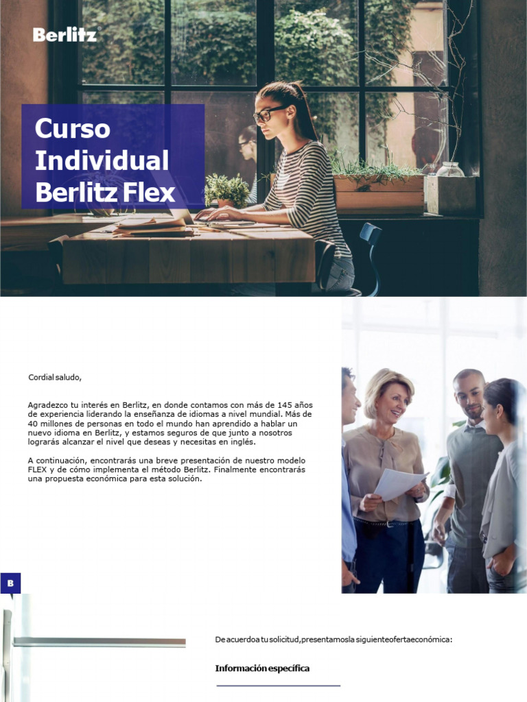 Curso de Inglés Online Berlitz Flex | PDF | Aprendizaje
