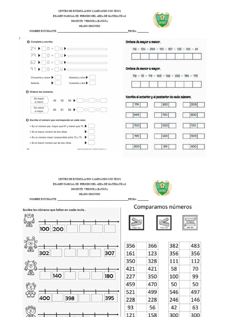 Parcial 2 Matematicas | PDF