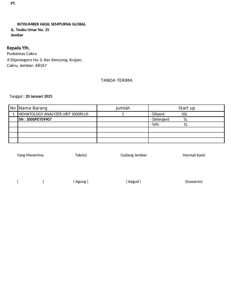 Surat Tt Alat Hema Pdf