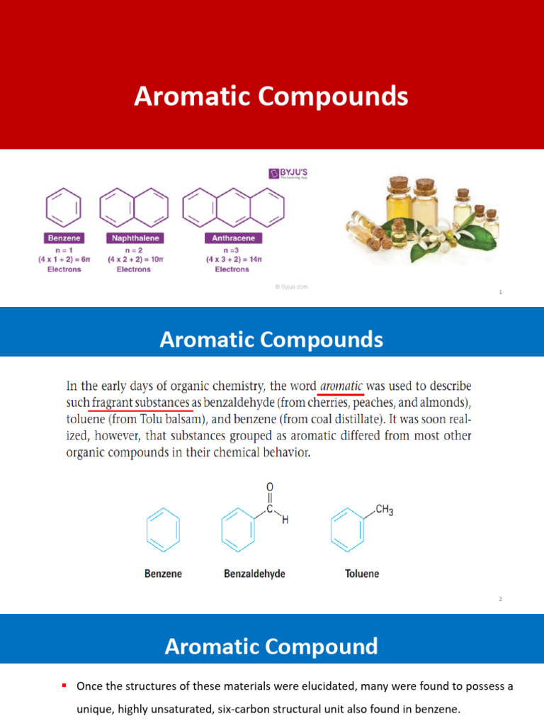 Aromatic Compounds and Aromaticity SR 14 B | PDF | Aromaticity | Benzene