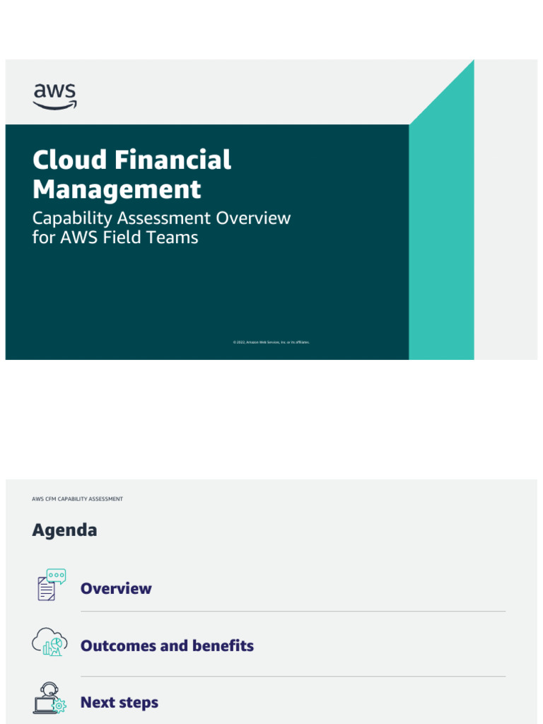 CFM Capability Assessment Internal - First Call Deck | PDF | Amazon Web ...