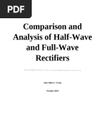 Half and Full Wave Rectification Notes | PDF