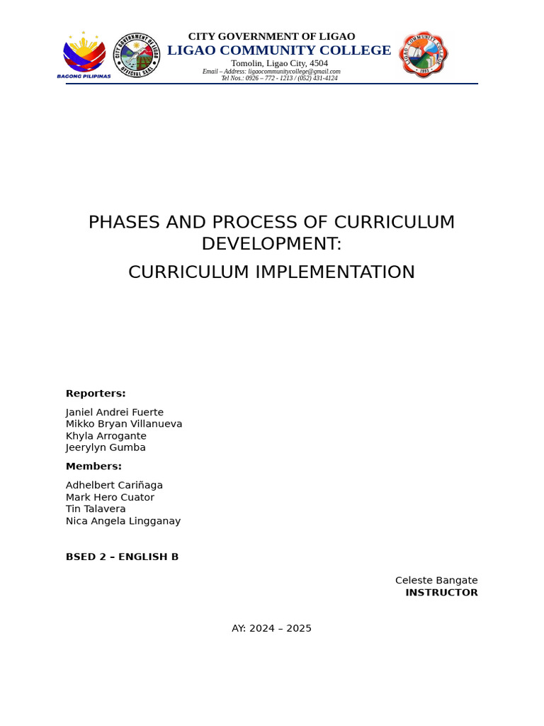 Prof Ed 4 Reporting Pdf Curriculum Schools
