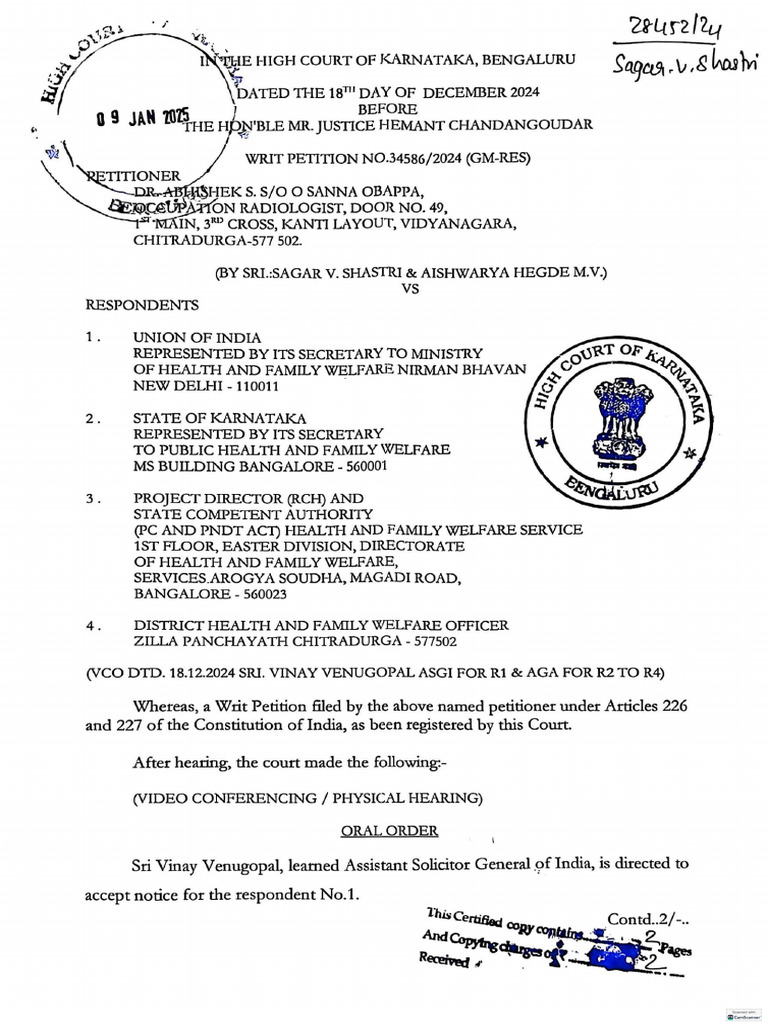 Court Order-1 | PDF