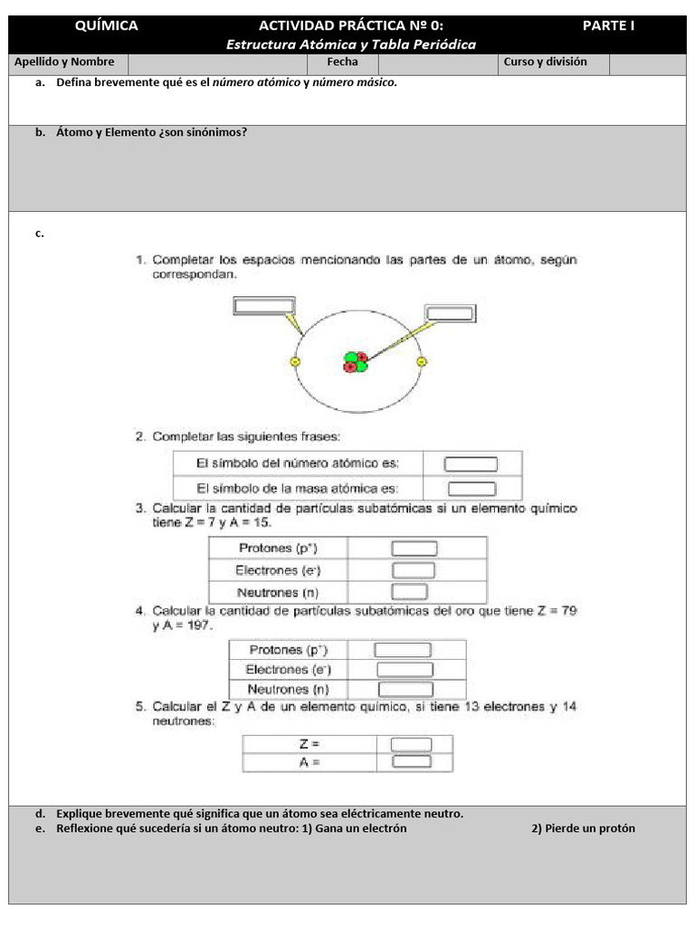 TP0 Quimica 5 | PDF