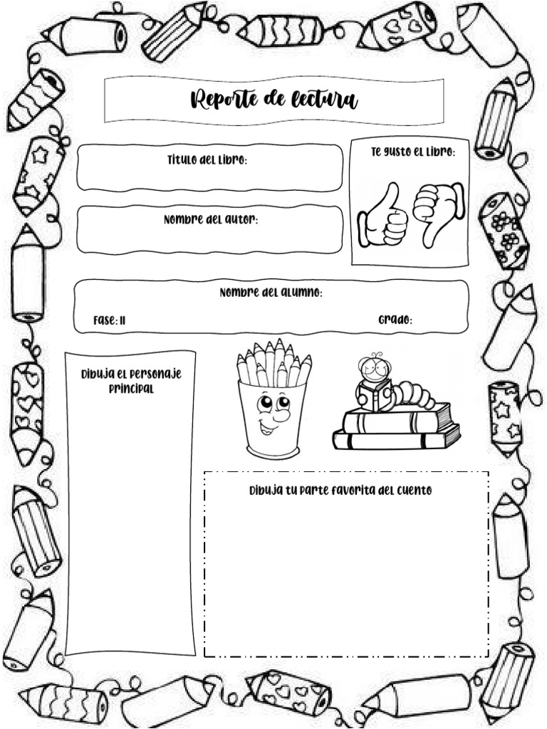 Reporte de Lectura de Libro Escolar | PDF