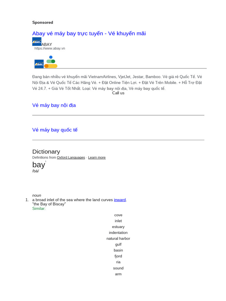 Abay vé máy bay trực tuyến - Vé khuyến mãi: Dictionary | PDF