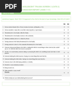 CASII Assessment Worksheet Guide | PDF | Psychological Resilience | Risk