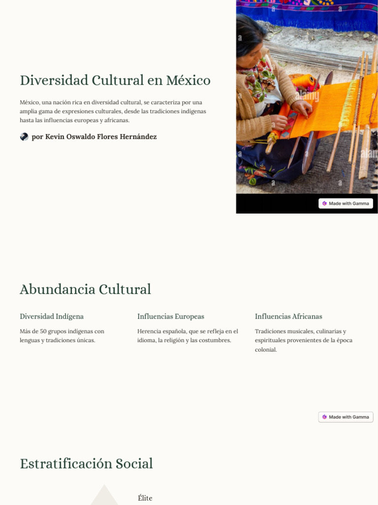 Diversidad Cultural en México: Un Mosaico Único | PDF