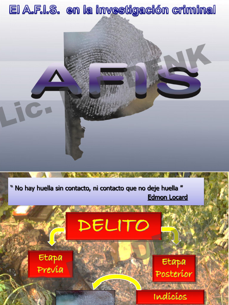 Clase 7 - Rastros Parte II - Afis | PDF