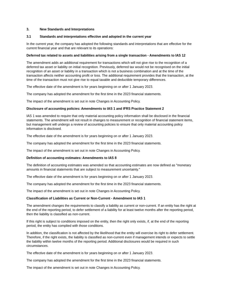 2023 Financial Standards Updates | PDF | International Financial ...