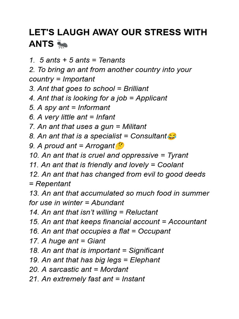 Ants | PDF