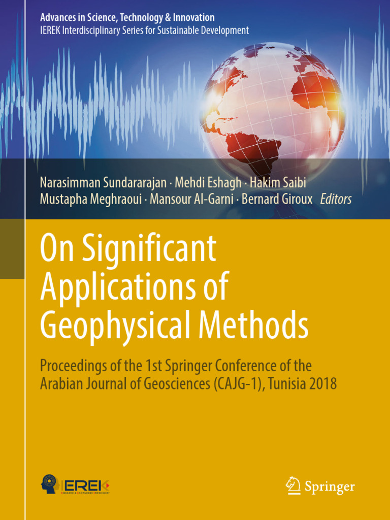 On Significant Applications of Geophysical Methods Proceedings of the ...