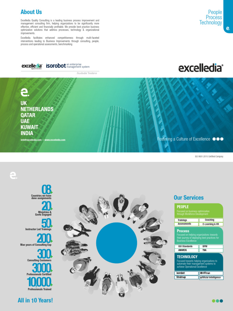 Excelledia Company Profile - Compressed | PDF | Risk Management | Risk