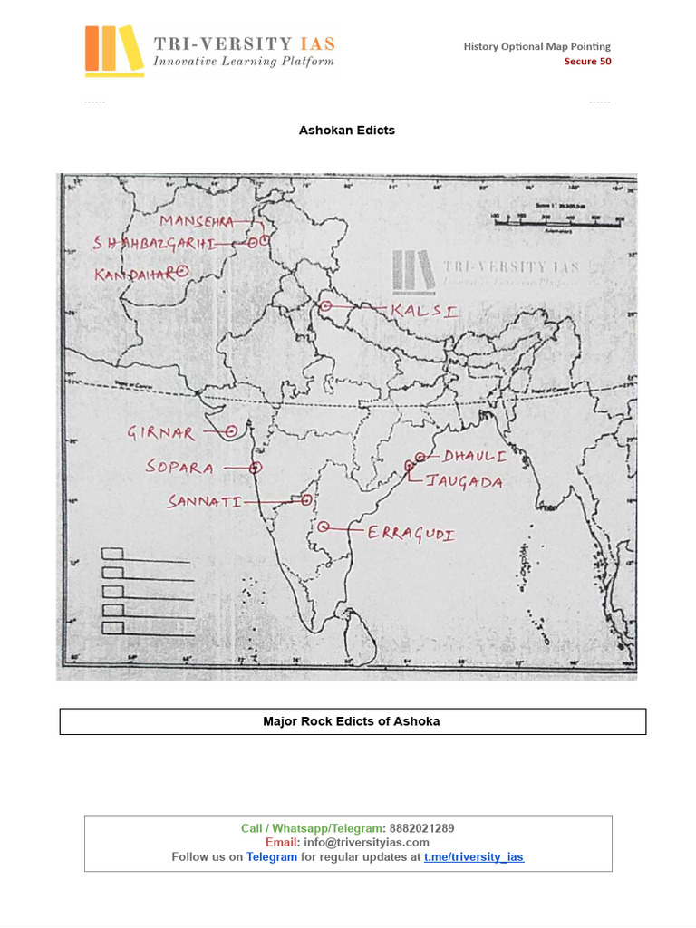 Major Rock Edicts of Ashoka Overview | PDF | Ashoka